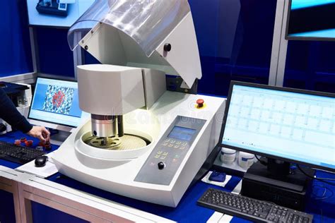 A Sample Preparation Table In A Laboratory With An Optical Microscope