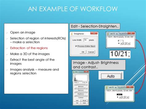 Using Imagej For Batch Image Processing And Analysis Bin Wei Phd