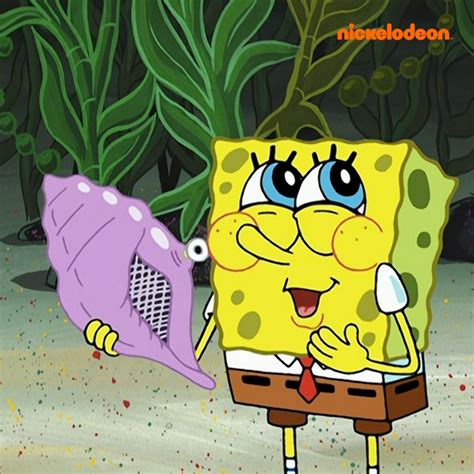 Spongebob Consults The Magic Conch Scene The Conch Knows All