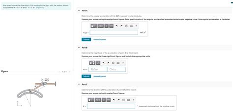 solved at a given instant the slider block a is moving to