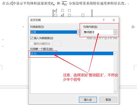 74 在正文中引用公式的时候，除了公式编号，公式本身也被引入进去了，该如何处理？ 知乎