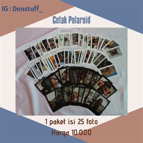 Jual Cetak Foto Polaroid Polaroid Shopee Indonesia