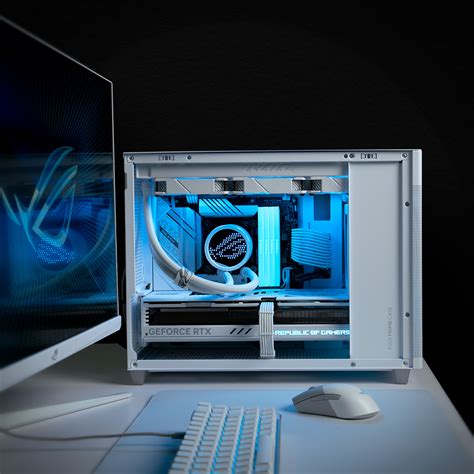 Rog Global On Twitter Game With Style Minimalist White Themed Pc