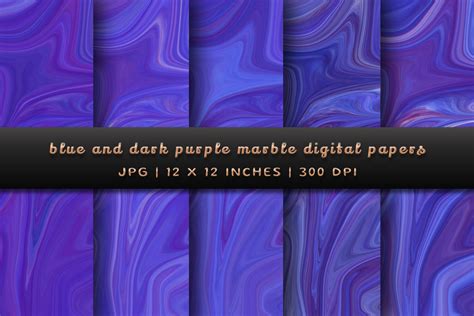 Blue And Dark Purple Marble Backgrounds Graphic By Pugazh Logan
