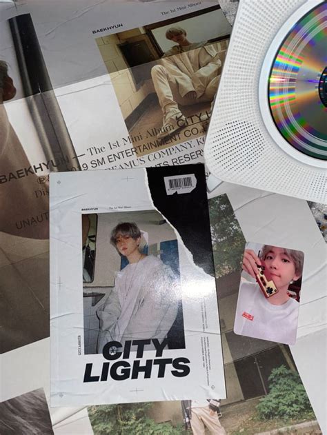 Kpop Album Aesthetic Baekhyun City Lights Album