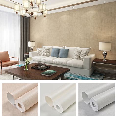 Vinyl Grasscloth Wallpaperliving Roomfurnitureroominterior Design