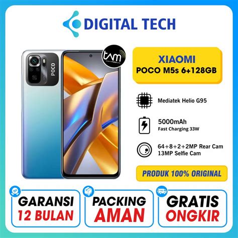 Jual XIAOMI POCO M5s 6 128GB 4 64GB Garansi Resmi 1 Tahun Shopee Indonesia