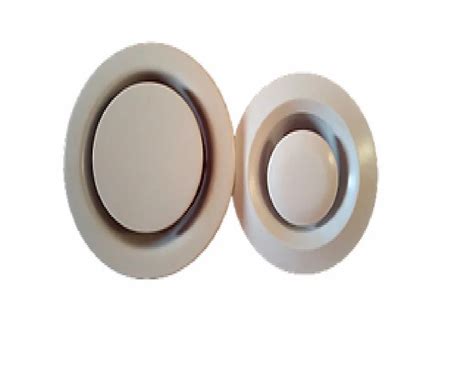 Slot Polished Round Ceiling Diffuser For Industrial Shape Circular