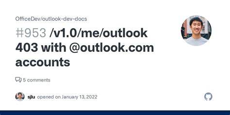 V10meoutlook 403 With Accounts · Issue 953