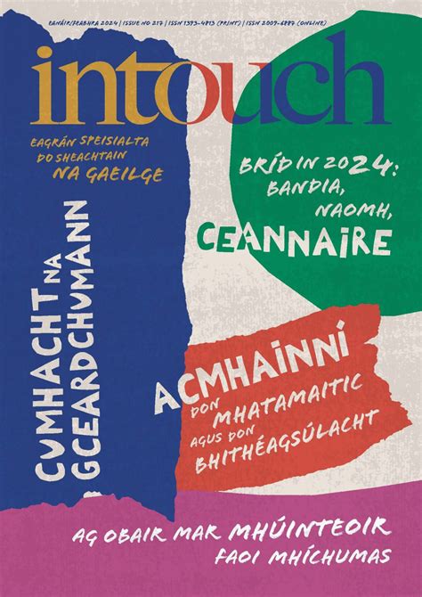 Is Brea Liom The Latest Edition Of Intouch Has Pages Upon Pages Of Irish Language Content