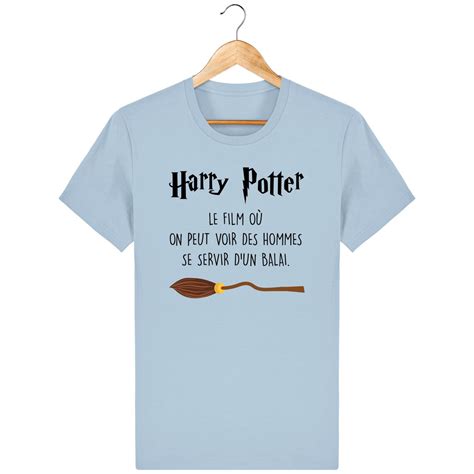 T Shirt Harry Potter Le Balai Pour Homme La French Touch