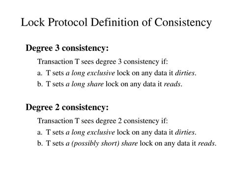 Ppt Granularity Of Locks And Degrees Of Consistency In A Shared Data Base John Lafontaine