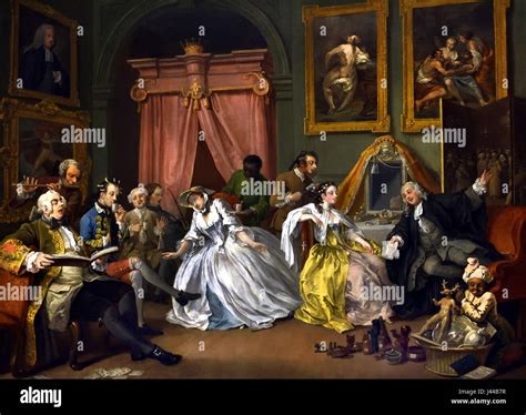 Marriage A La Mode 4 The Toilette 1743 William Hogarth 1697 1764