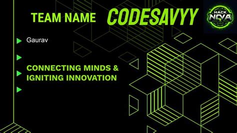 Hacknova Ppt Hackathon For All New Idea Ppt