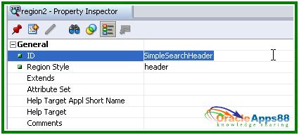 Oracle Applications Oracle Application Framework OAF Creating Search Page