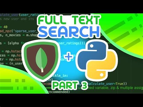 Free Video Mongodb Python Full Text Search With Atlas Search From