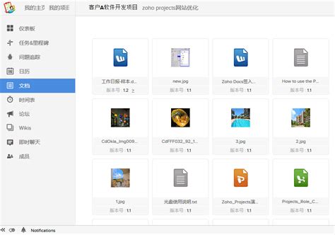 项目文档管理软件 Zoho Projects