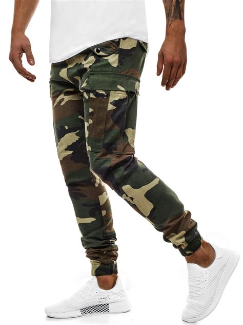 Pantal N Jogger De Hombre Verde Camuflaje Ozonee A Ozonee