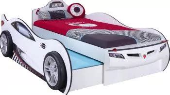 Кровать-машина с выдвижной кроватью белая Coupe от производителя в ...