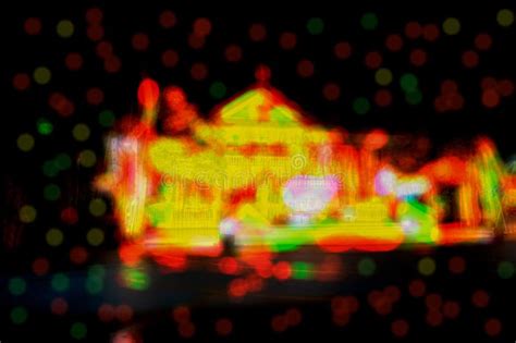 Background That Is City Lights Buildings Stock Illustration
