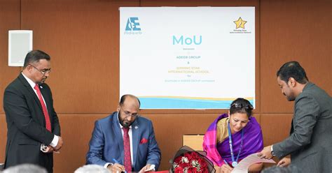 Adeeb Group Signs Mou With Shining Star International School