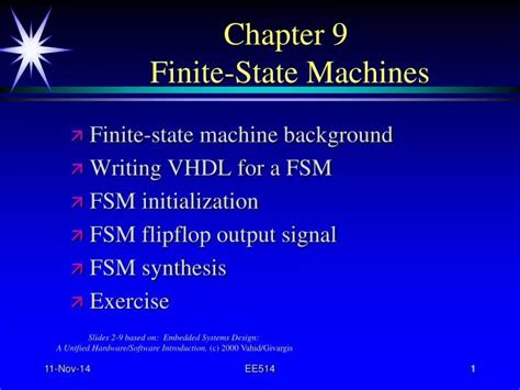 Ppt Chapter 9 Finite State Machines Powerpoint Presentation Free Download Id6453677