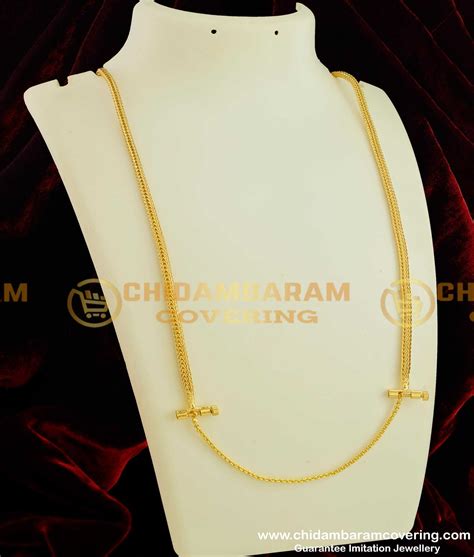 THN Pinnal Kodi Thali Chain With Screw Connector One Gram Gold Thali Kodi Design Online