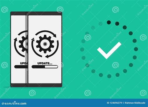 System Software Update And Upgrade Concept Loading Process In Smart