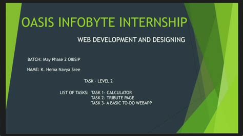 Oasisinfobyte Internship Task3 Level2 Webdevelopment Oasisinfobyte Hema Navya Sree Kamma
