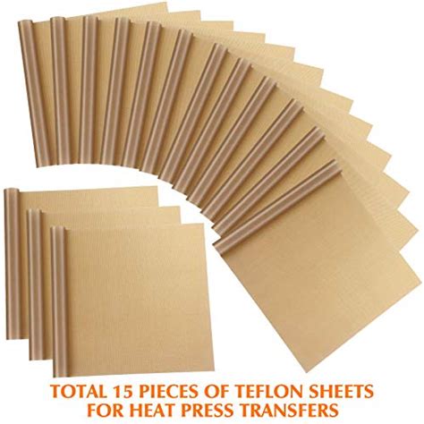 Teflon Sheet For Heat Press Pack Selizo Heat Transfer Cover Paper Heat Resistant Transfer