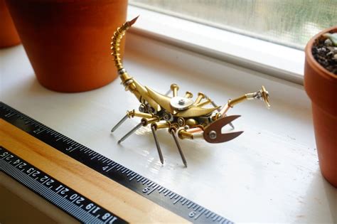 SCORPION Iron Clockwork Bug Steam Punk Insects Etsy