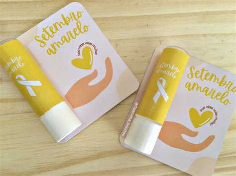 Lembrancinha Setembro Amarelo Elo7 Produtos Especiais