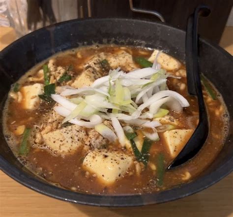 『麻婆豆腐らーめん』ラーメン大地のレビュー ラーメンデータベース