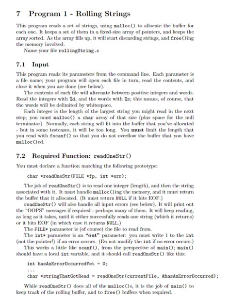 Solved 5 Makefile Requirements In This Project You Must