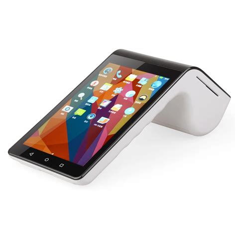 Android Bluetooth Wireless Pos Terminal Printer Pt7003 With 7 Display