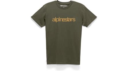 Alpinestars Triko Heritage Word Premium Military Gold Bonmoto