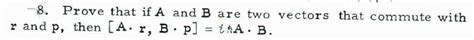 solved 8 prove that if a and b are two vectors that commute