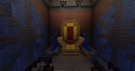 Throne Château Minecraft Minecraft Déco Maison
