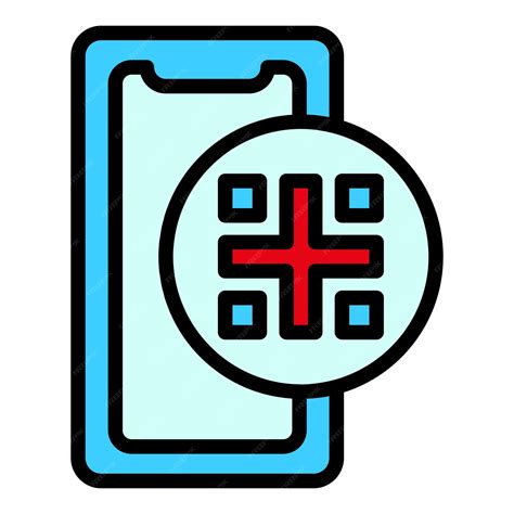 Premium Vector Phone Scanner Icon Outline Vector Qr Code Mobile Scan Color Flat