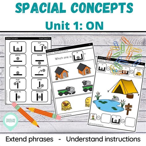 On Spatial Concepts Speech Therapy Teaching Prepositions Language