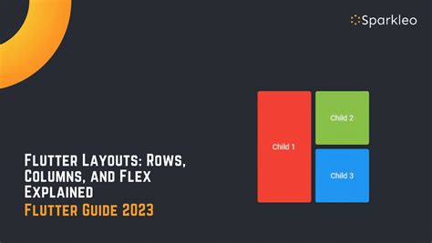 Flutter Layouts Rows Columns And Flex Explained By Sparkleo Medium