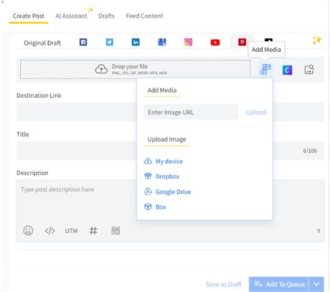 How Can I Customize Posts For Pinterest Socialpilot Help