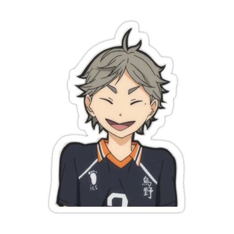 Haikyuu Cute Sugawara Koushi Sticker By Twh Q Cute Stickers