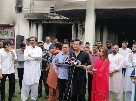 Celebrities Pay Solidarity Visit To Corp Commander House Lahore