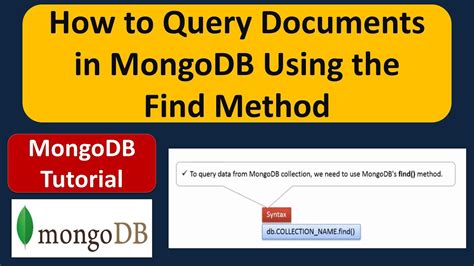 How To Query The Document In The Collection In MongoDB Using The Find