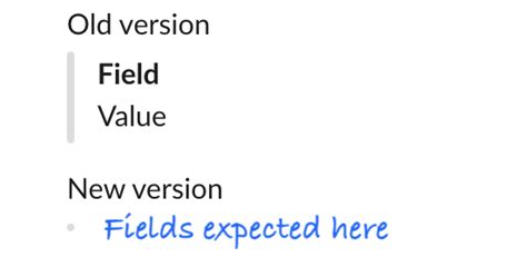 Fields Blank For Latest Slacks Attachments Mode But It Works In Older