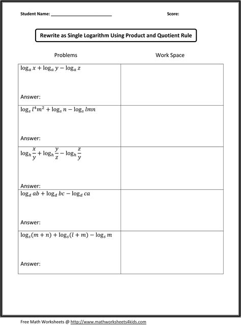 Grade Math Worksheets