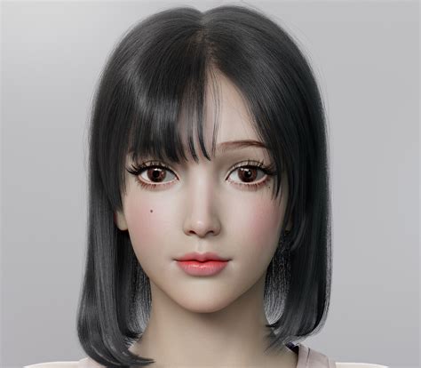 超写实虚拟数字人模型制作原创好模型 站酷zcool