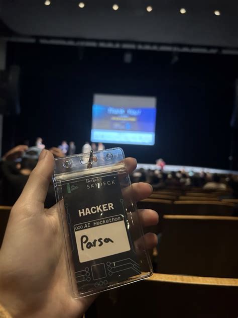 Parsa Rahimi On Linkedin 36 Hours Of All Things Ai At The Cal Hacks