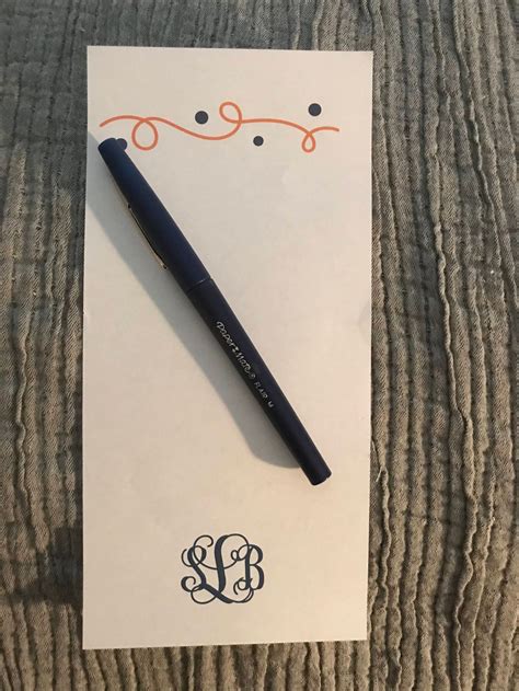 Personalized Notepad Etsy